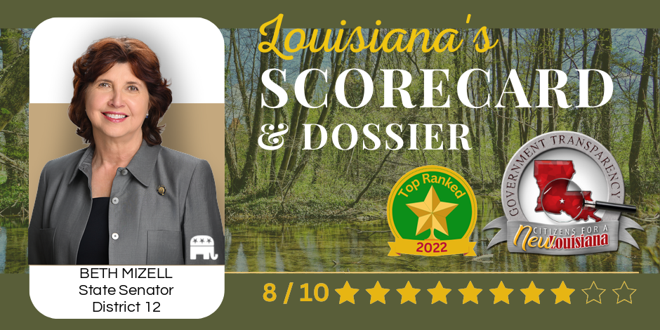 Beth Mizell - Senator Score 8/10