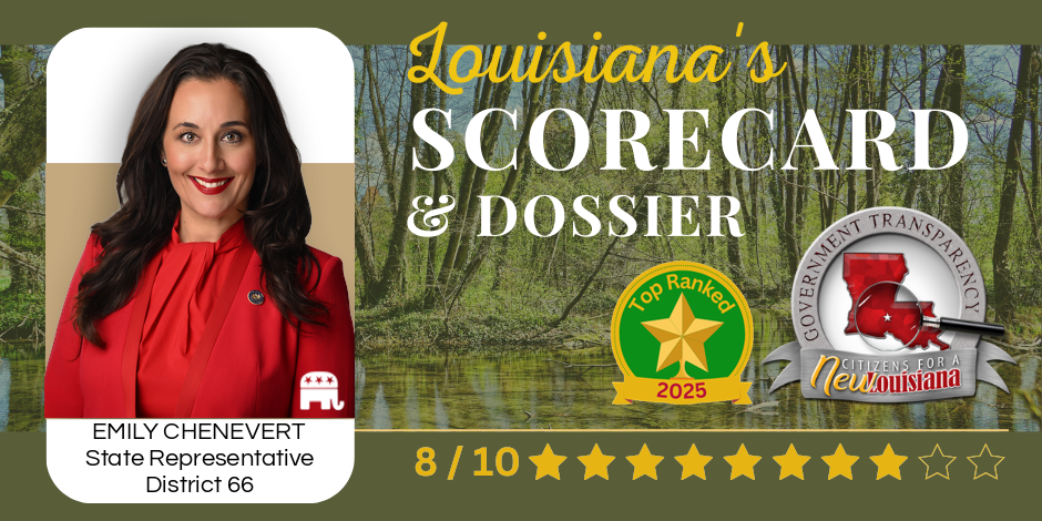 Emily Chenevert - Legislator Score 8/10