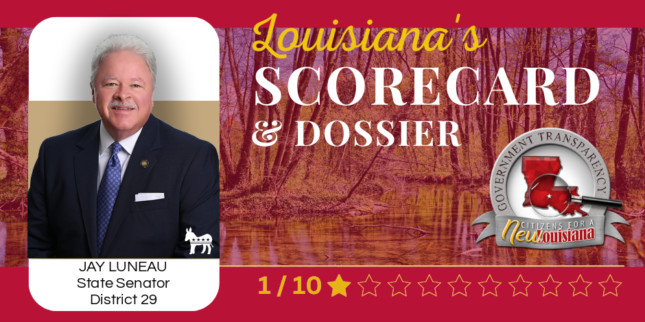 Jay Luneau - Senator Score 1/10