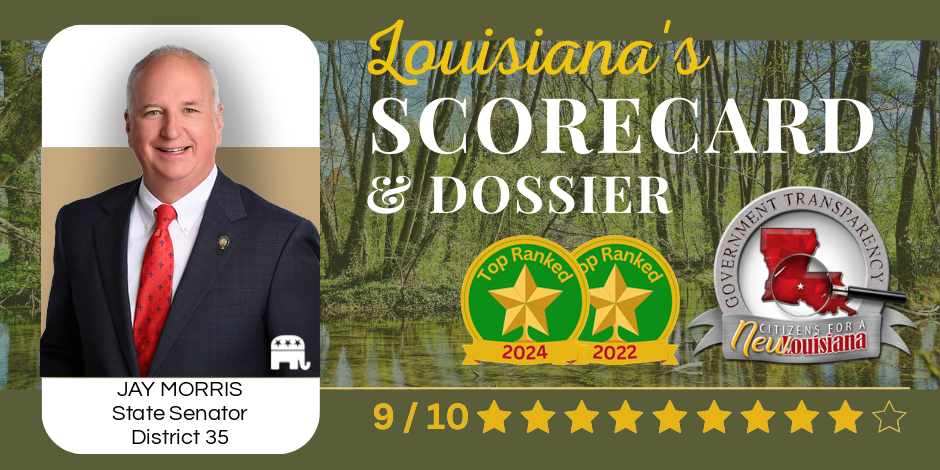 Jay Morris - Senator Score 9/10