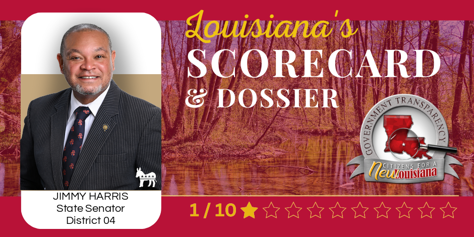 Jimmy Harris - Senator Score 1/10